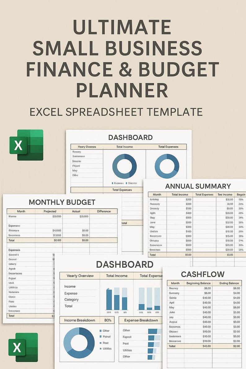 Ultimate Budget Tracker Excel Template: Personal Finance Dashboard ...