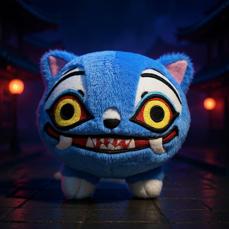 Peluche de Tigre Azul de Cazadores de Demonios KPOP | Peluche de anime ...