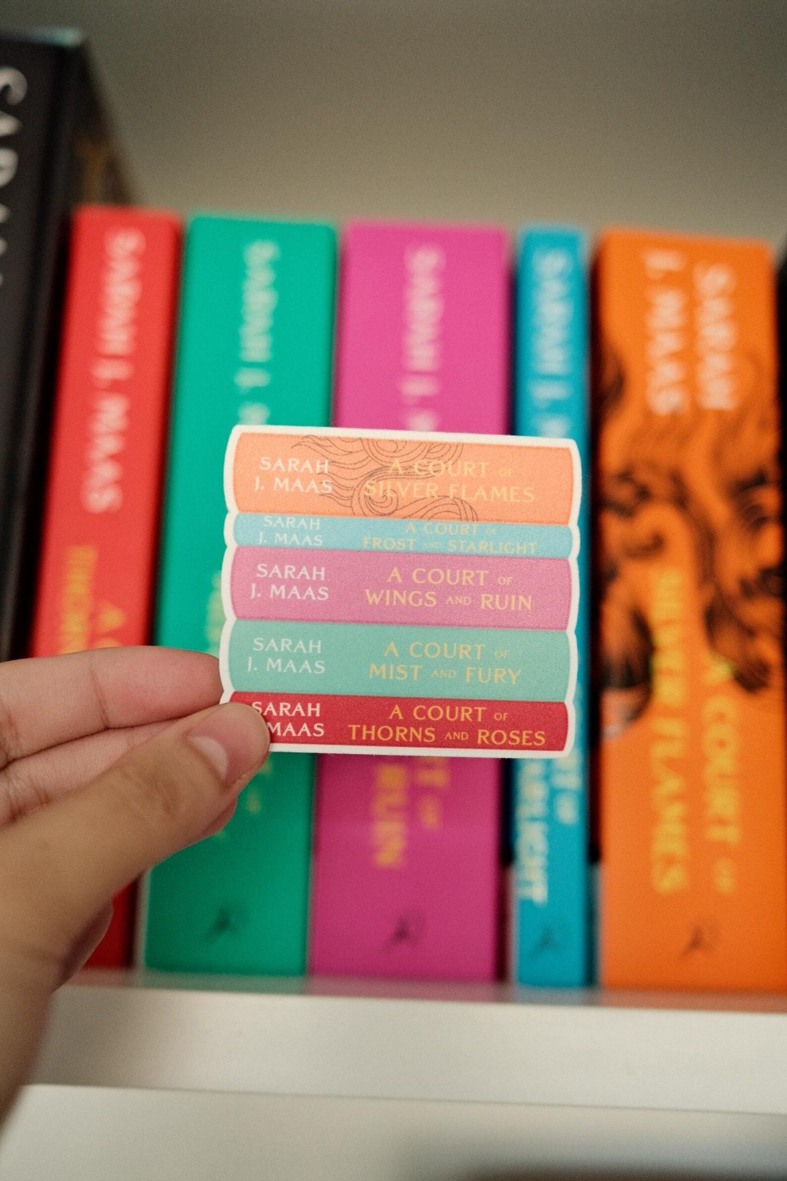 ACOTAR Series Book Stack Sticker for Kindle: Romance Books - Waterproof ...