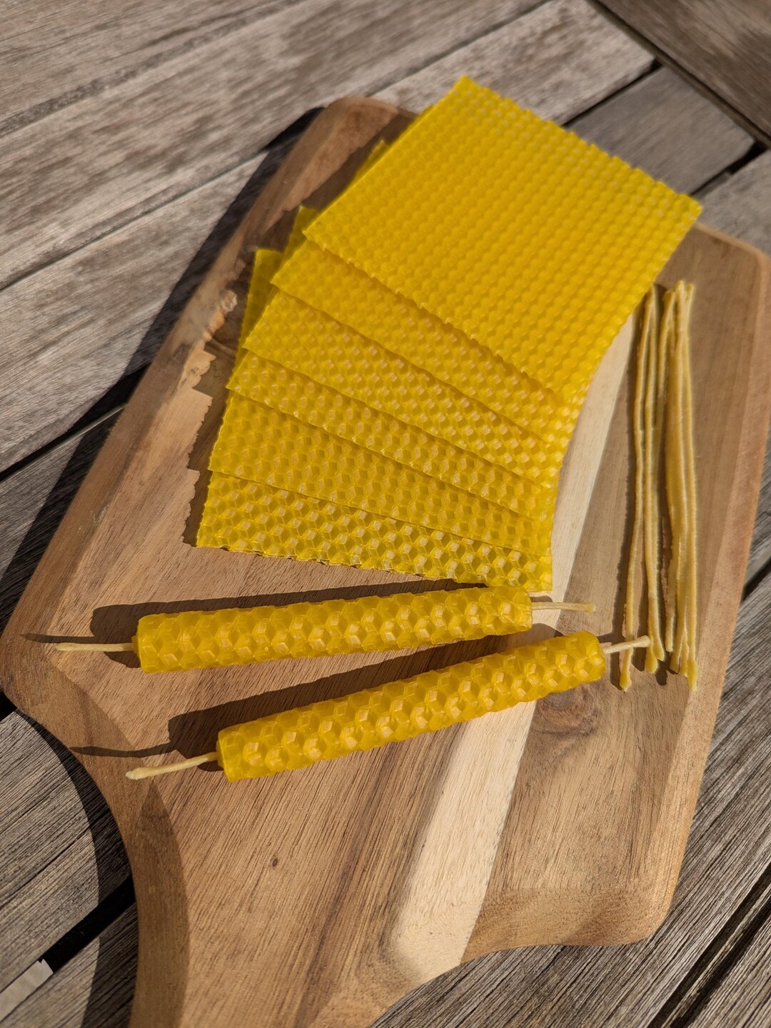 DIY Kit – Natural Beeswax Rolling Candles - Etsy