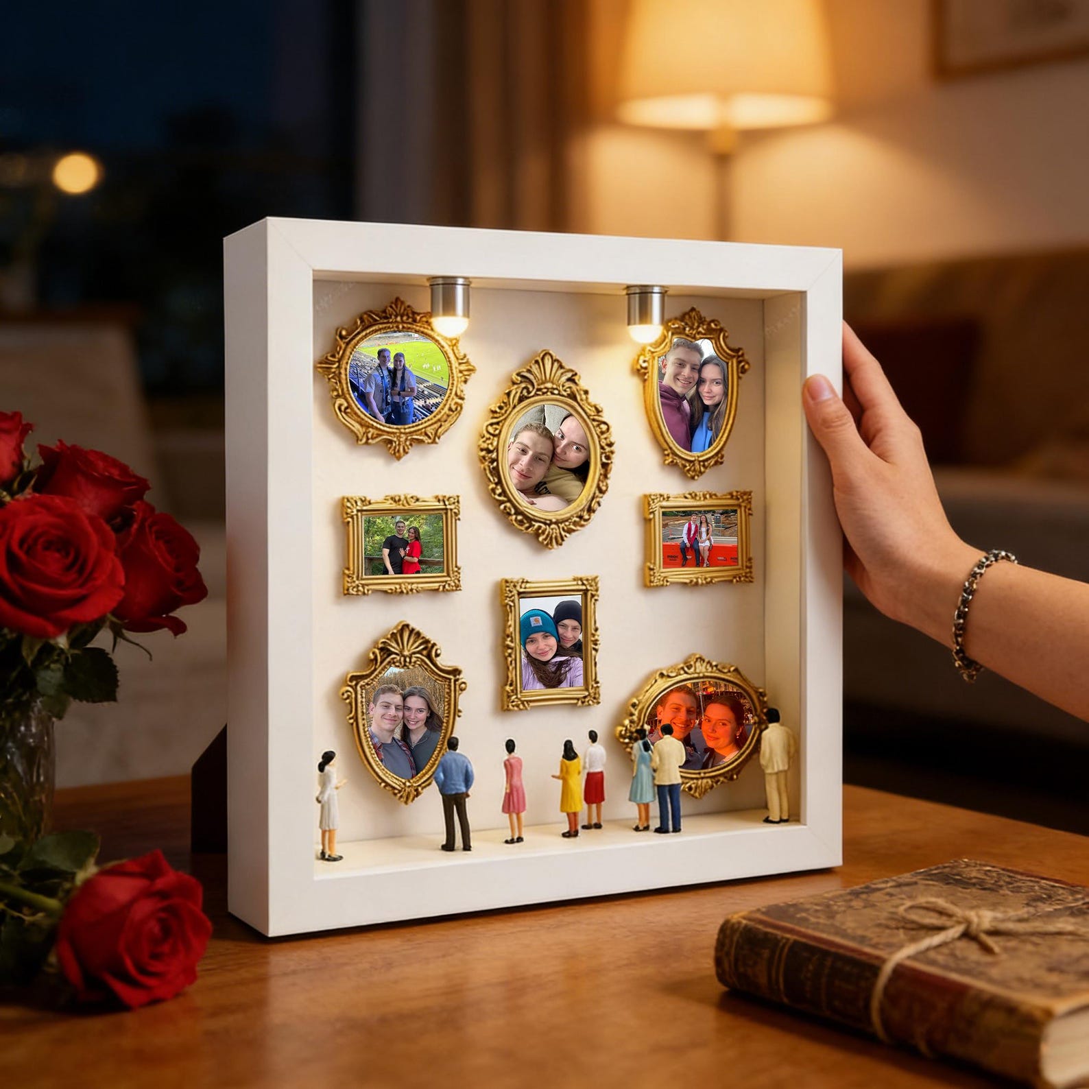 DIY Mini Museum Silhouette Box, Creative Memory Display With Mini ...