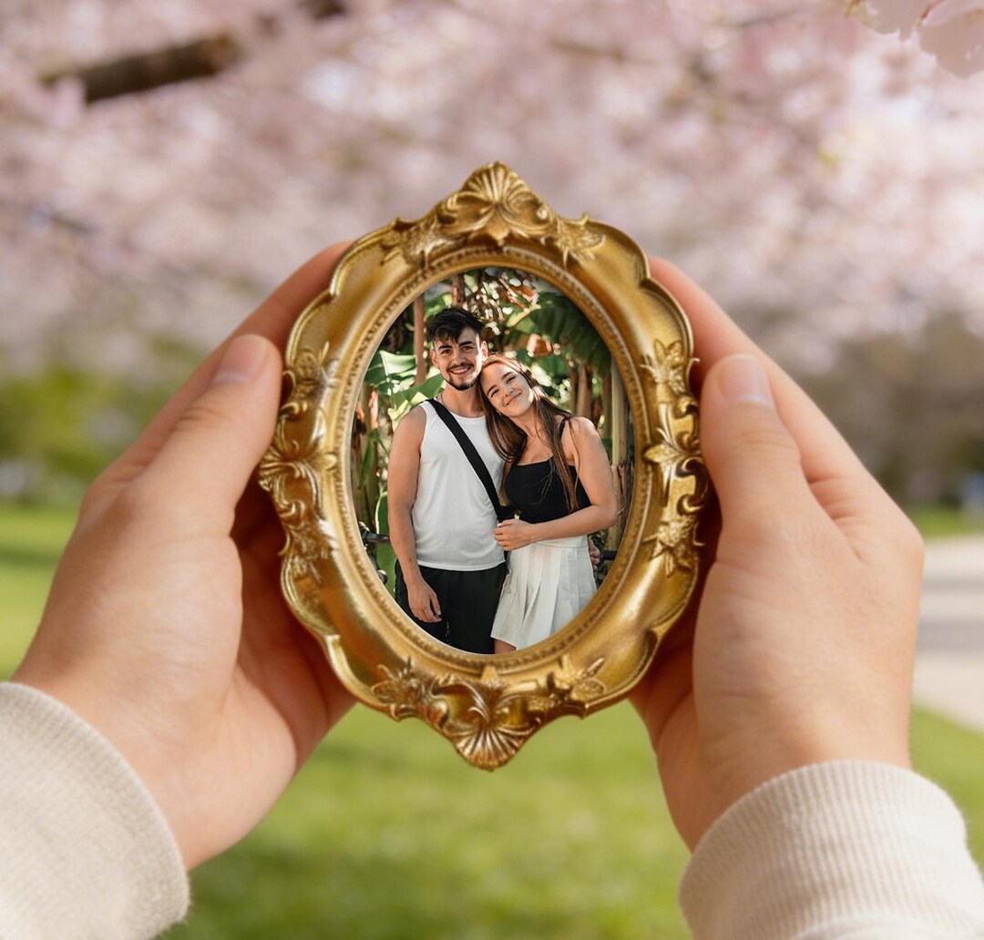 Custom Couple Mini Photo Frame，personalized Meaningful Valentine's Day ...