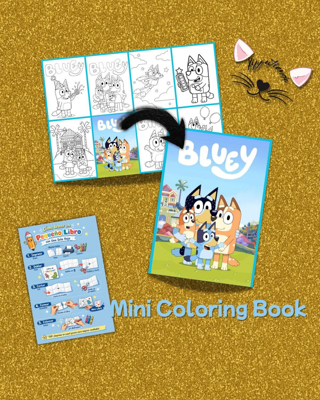Family Tradition Mini Coloring Book | Kids Printable Coloring Pages - Etsy