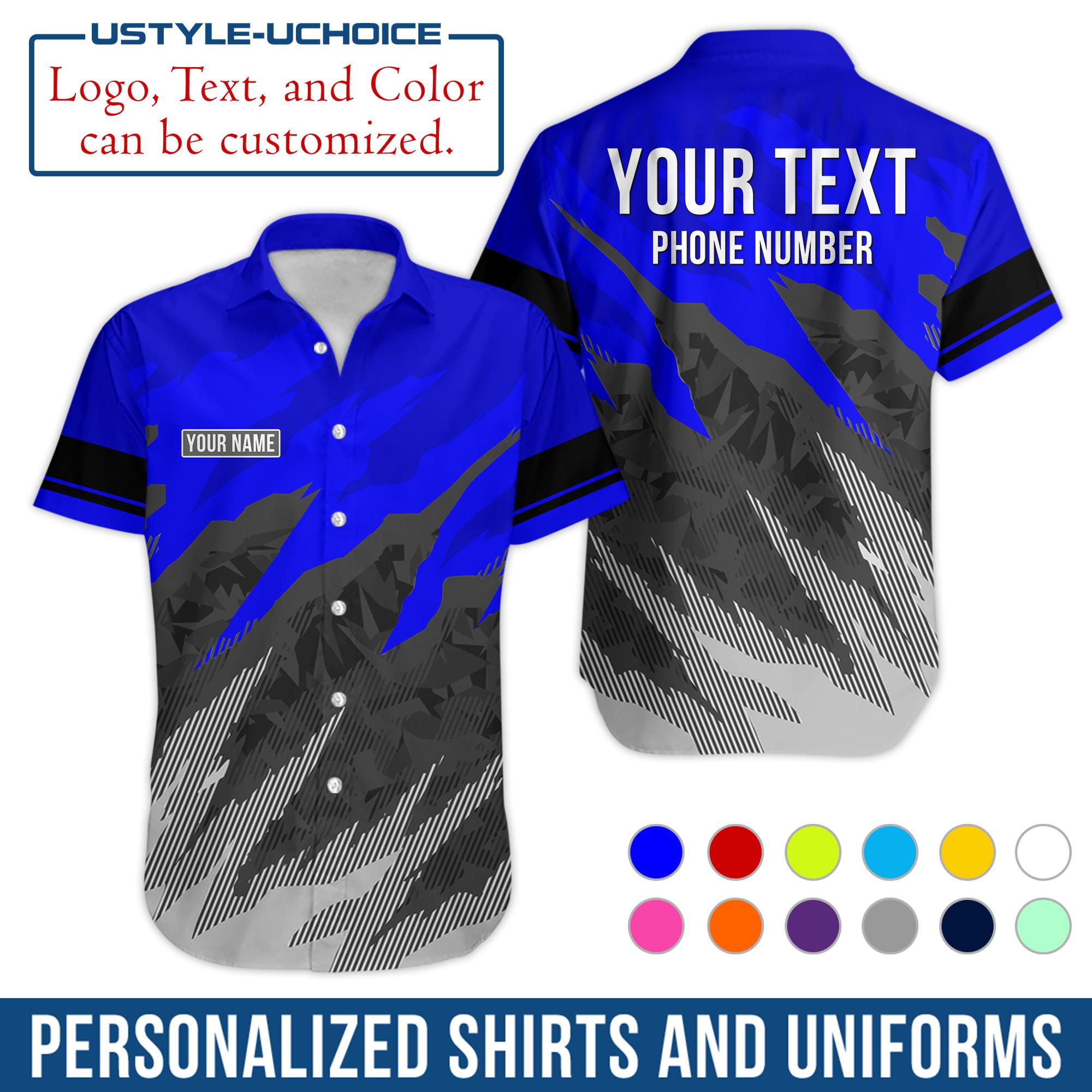 Custom Racing Team Shirt – Personalized Pit Crew Uniform With Logo ...