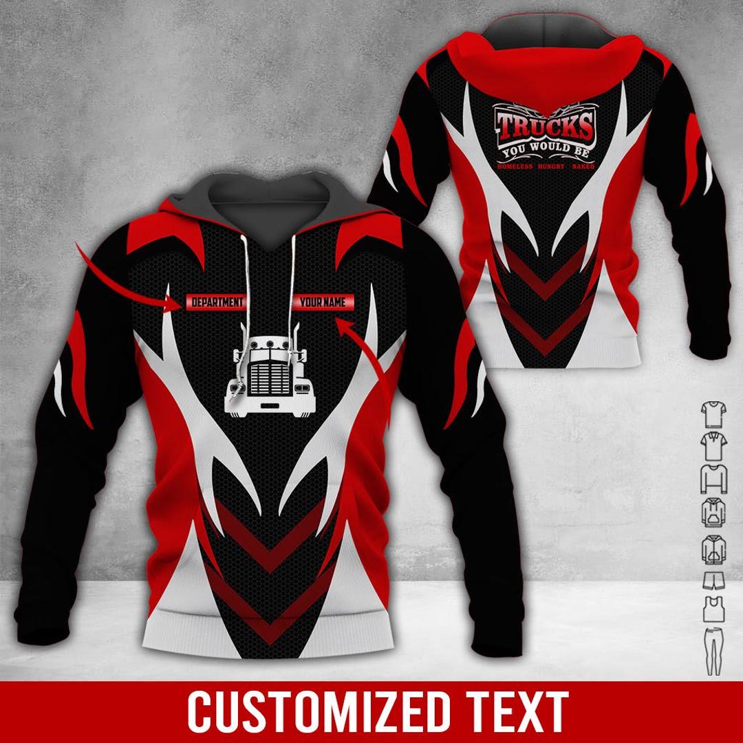 Custom Truck Driver Uniform Apparel– Personalized Name & Department ...