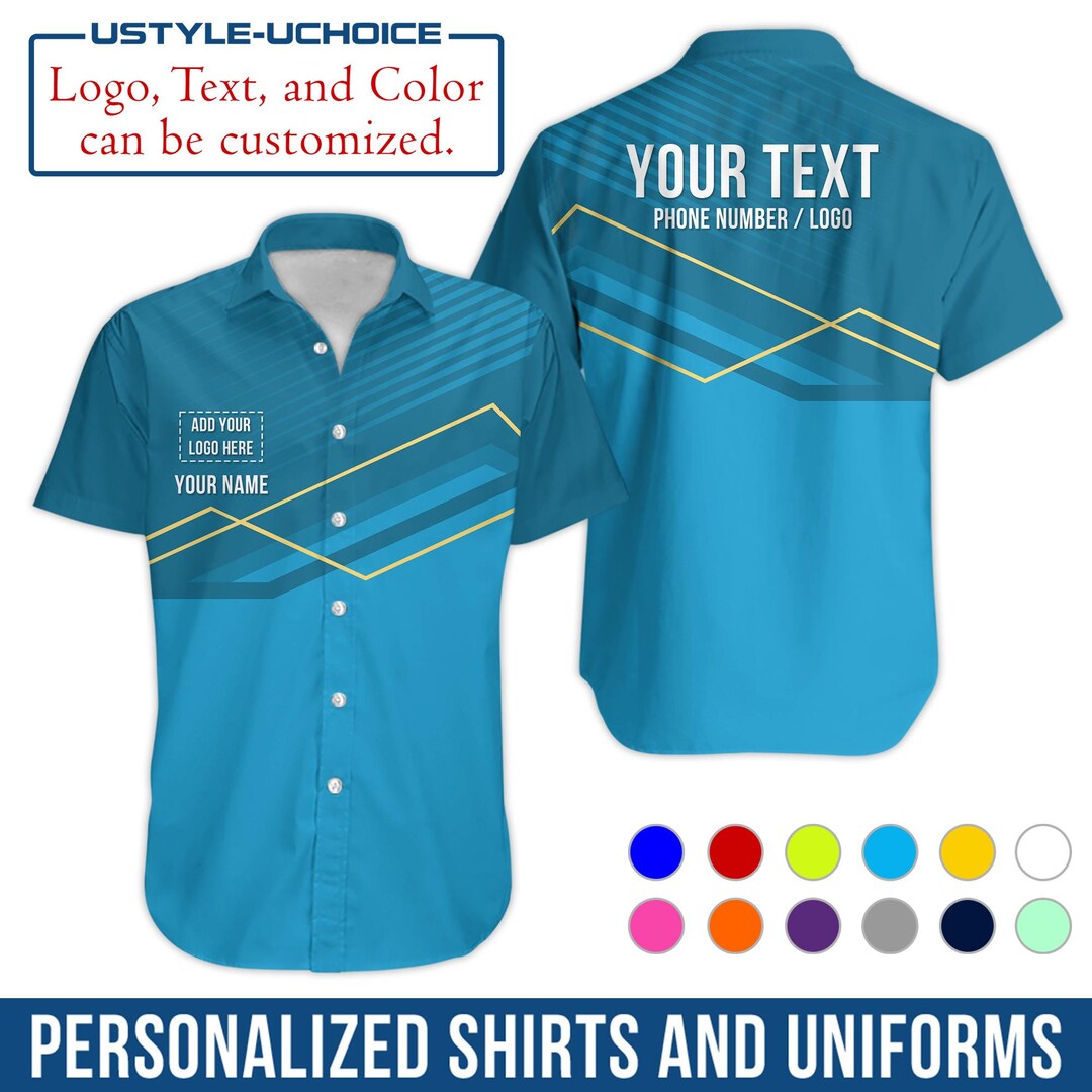 Personalized Work Uniform Shirt | Custom Mechanic & Automotive Team ...