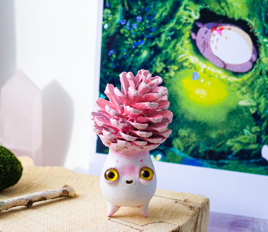 Handmade Fantasy Collectible Figure, Cute Forest Spirit, Whimsical Art ...