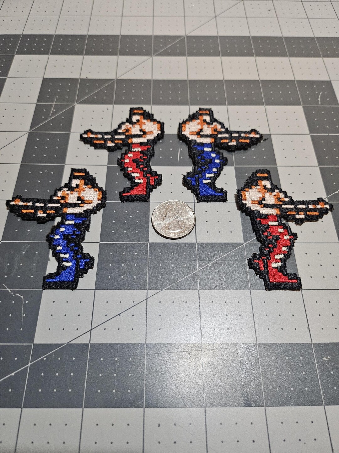 Sew-on Contra Character Patches - Etsy