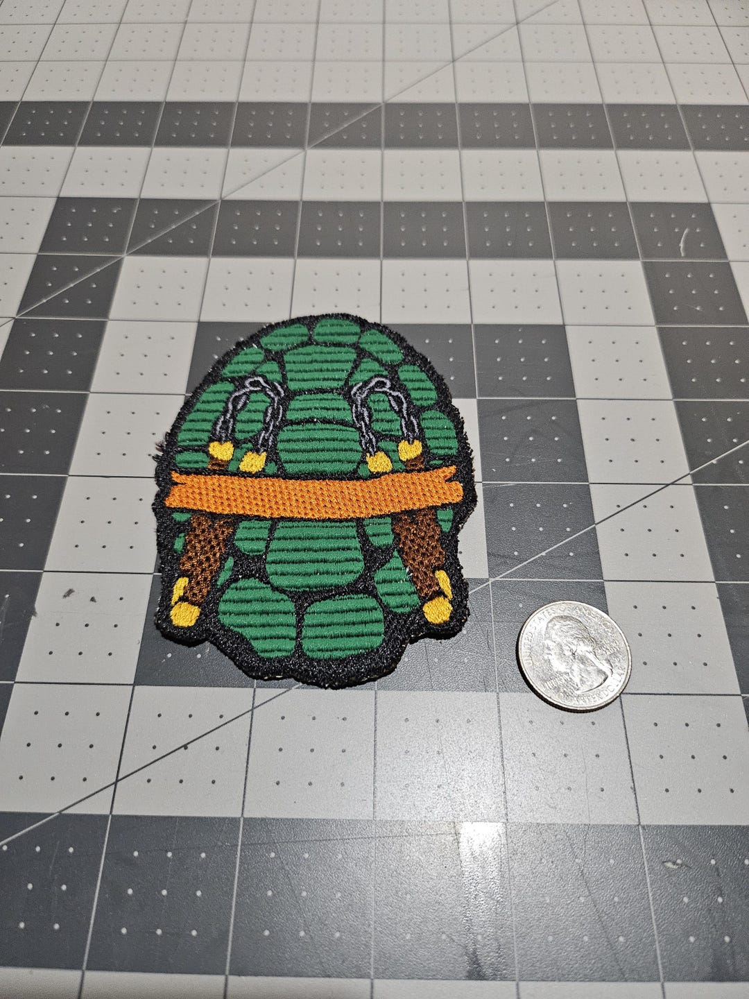 Sew-on Ninja Turtles Michelangelo Shell Patch. - Etsy
