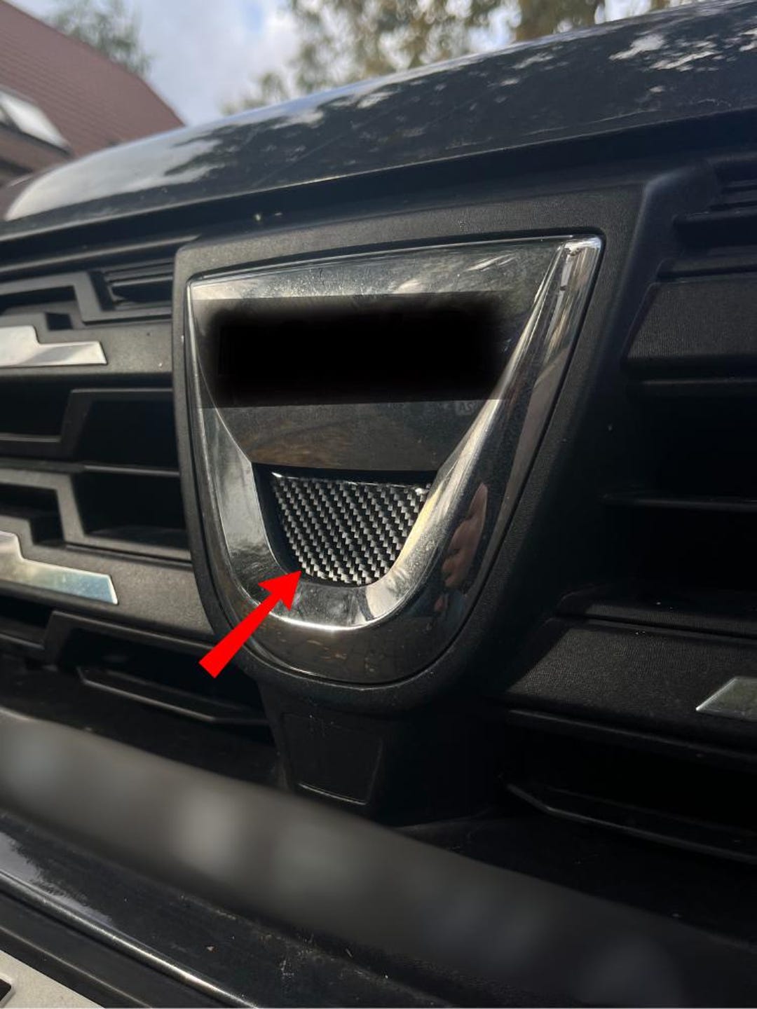 Carbon Fiber 3D Front Emblem Trim Cover for Dacia Duster II Sandero III ...