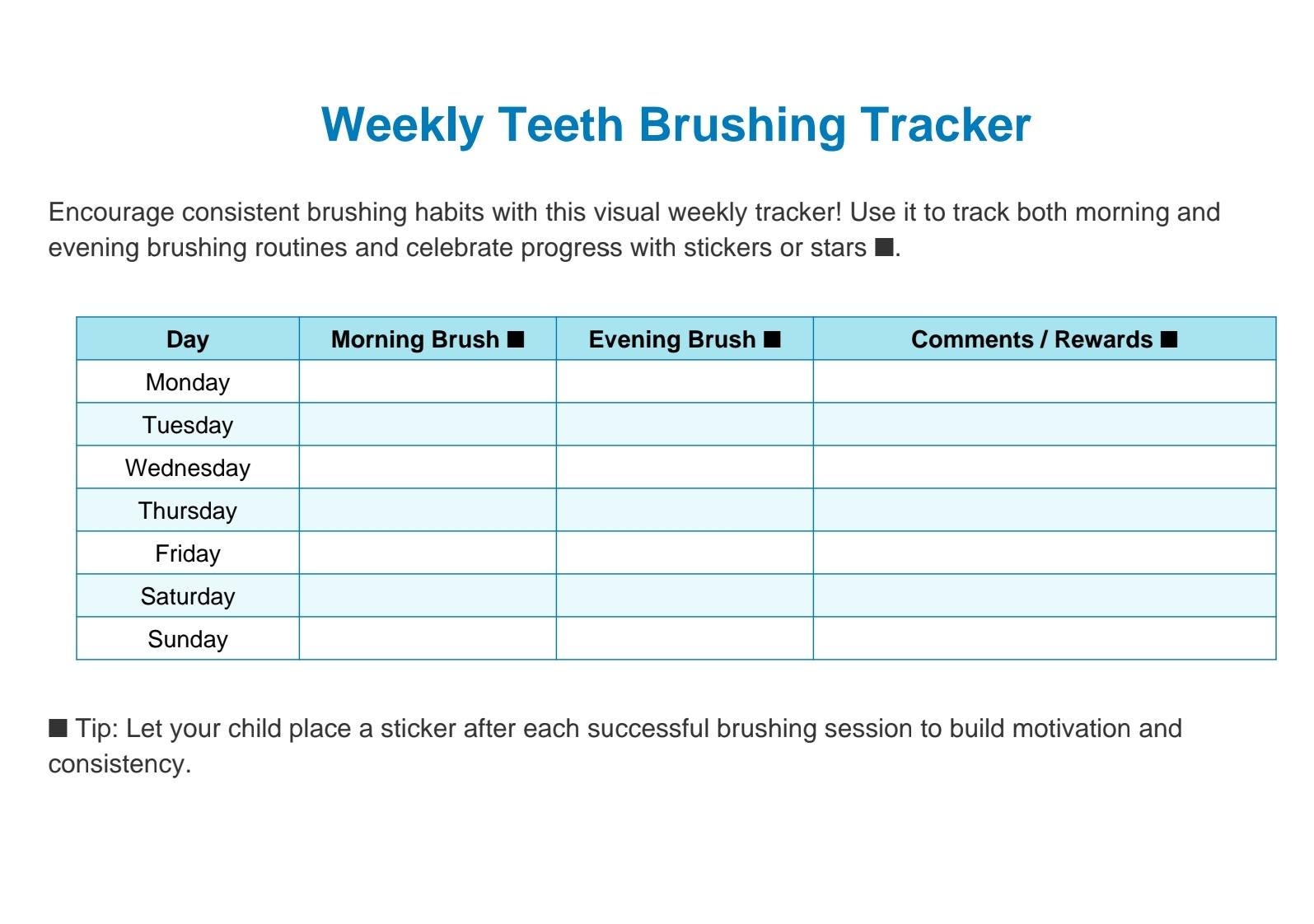 Brush Teeth Visual Routine Chart for Kids | Autism ADHD Friendly Teeth ...