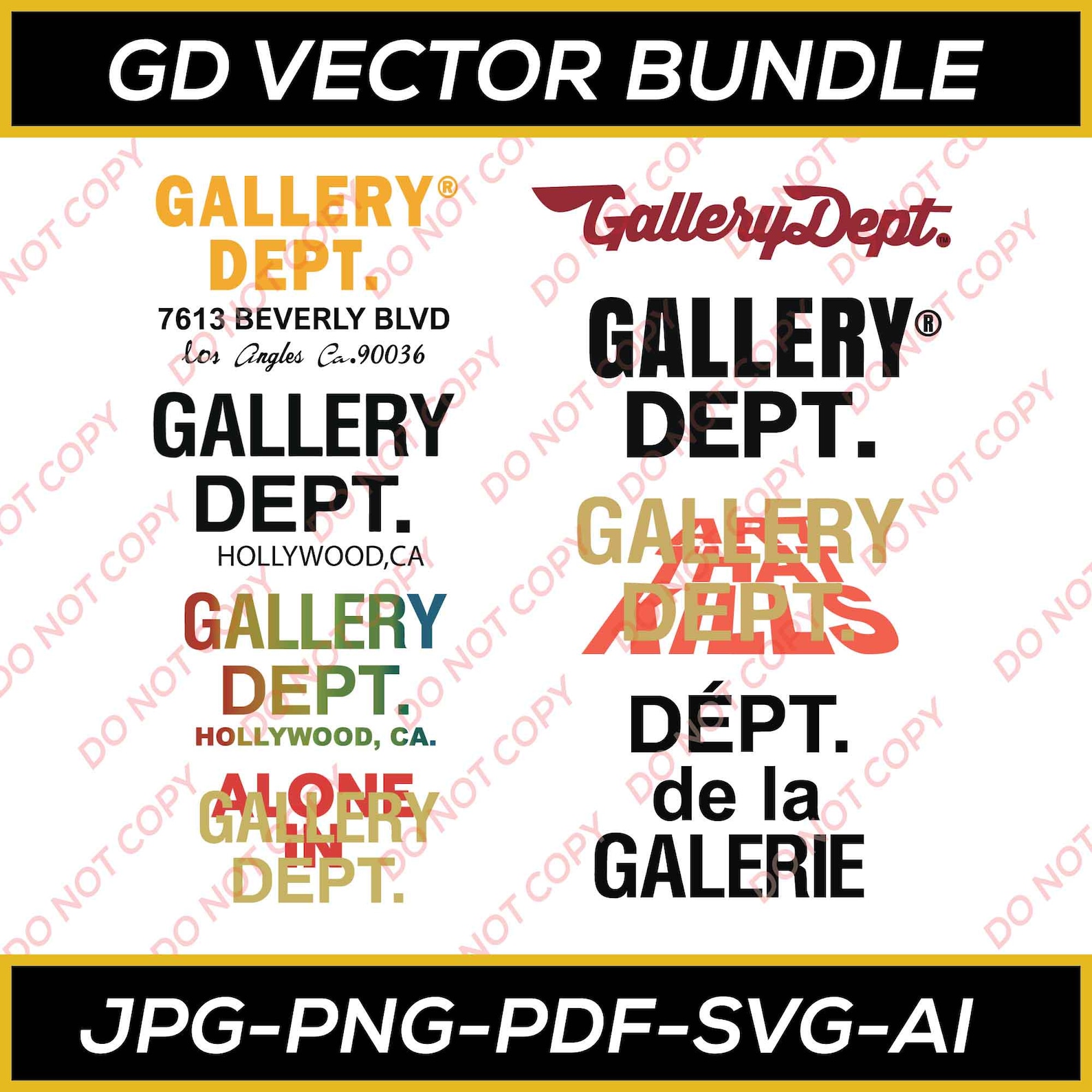 Streetwear Logo Vector Bundle | Urban Typography Svg Png Pdf Ai | Retro ...