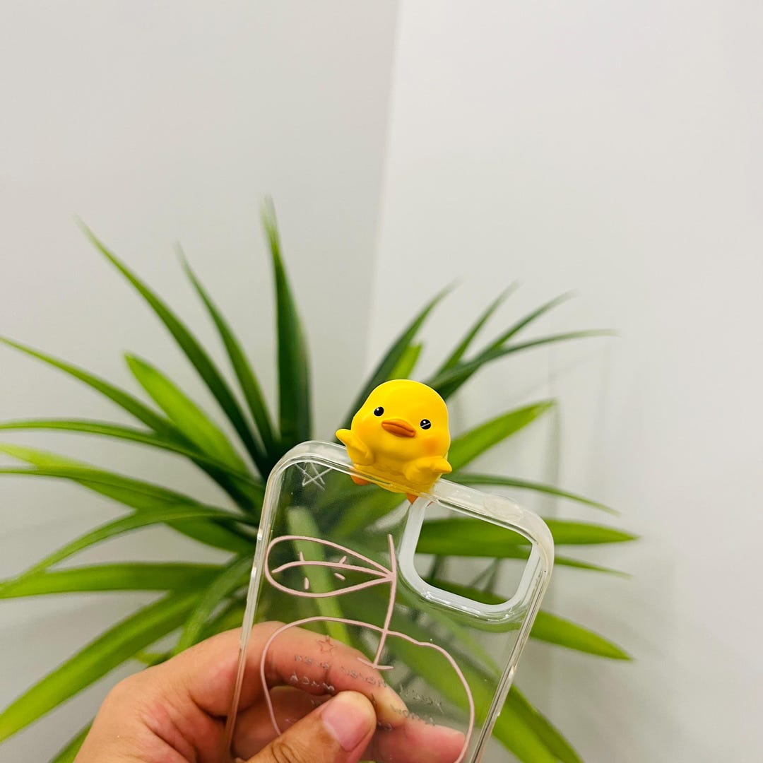 Resin Yellow Duck Peeker Hipper for Phone - Etsy