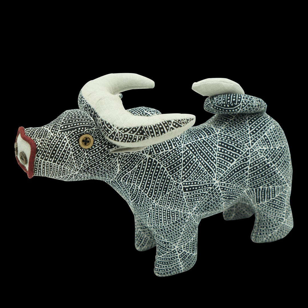 Buffalo, Fish, and Deer - Stuffed Craft, Cotton Fabric - Etsy