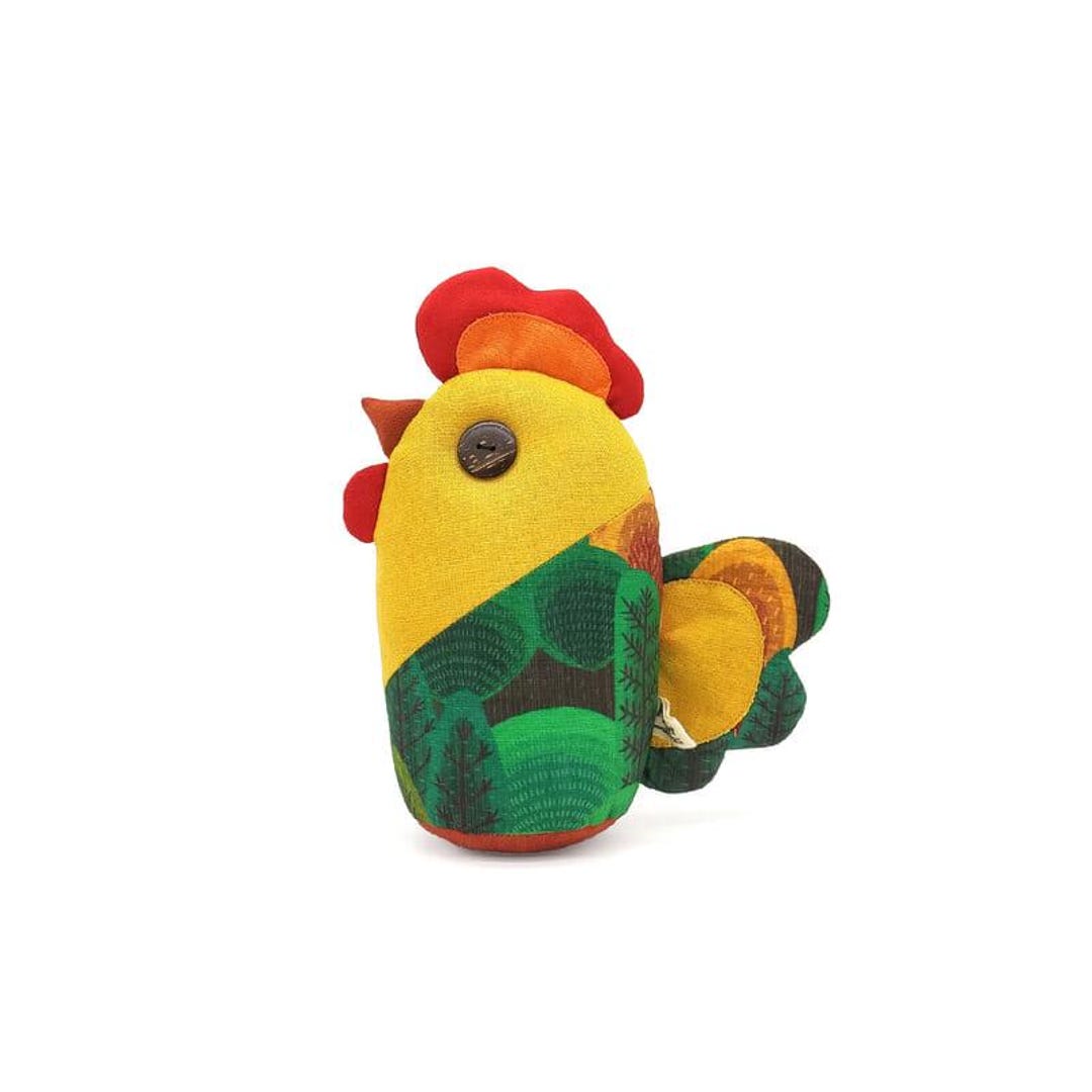 An Nhien Bo Chicken - Handmade Stuffed, Cotton Fabric - Etsy