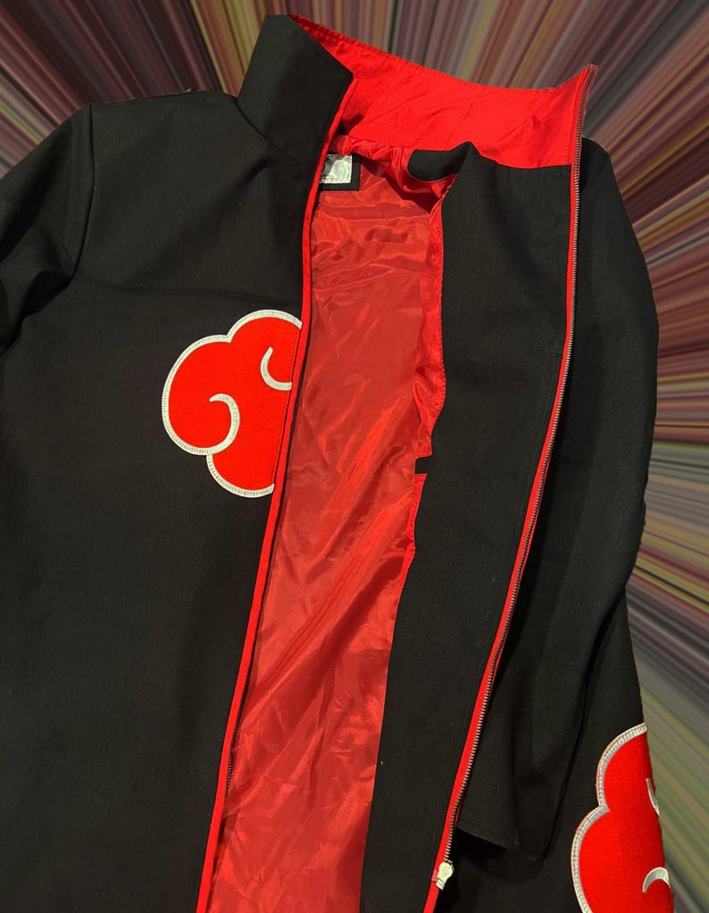 Rob Ninja Cloak | Itaachi Cloak Cosplay Costume, Anime Red Cloud Robe ...