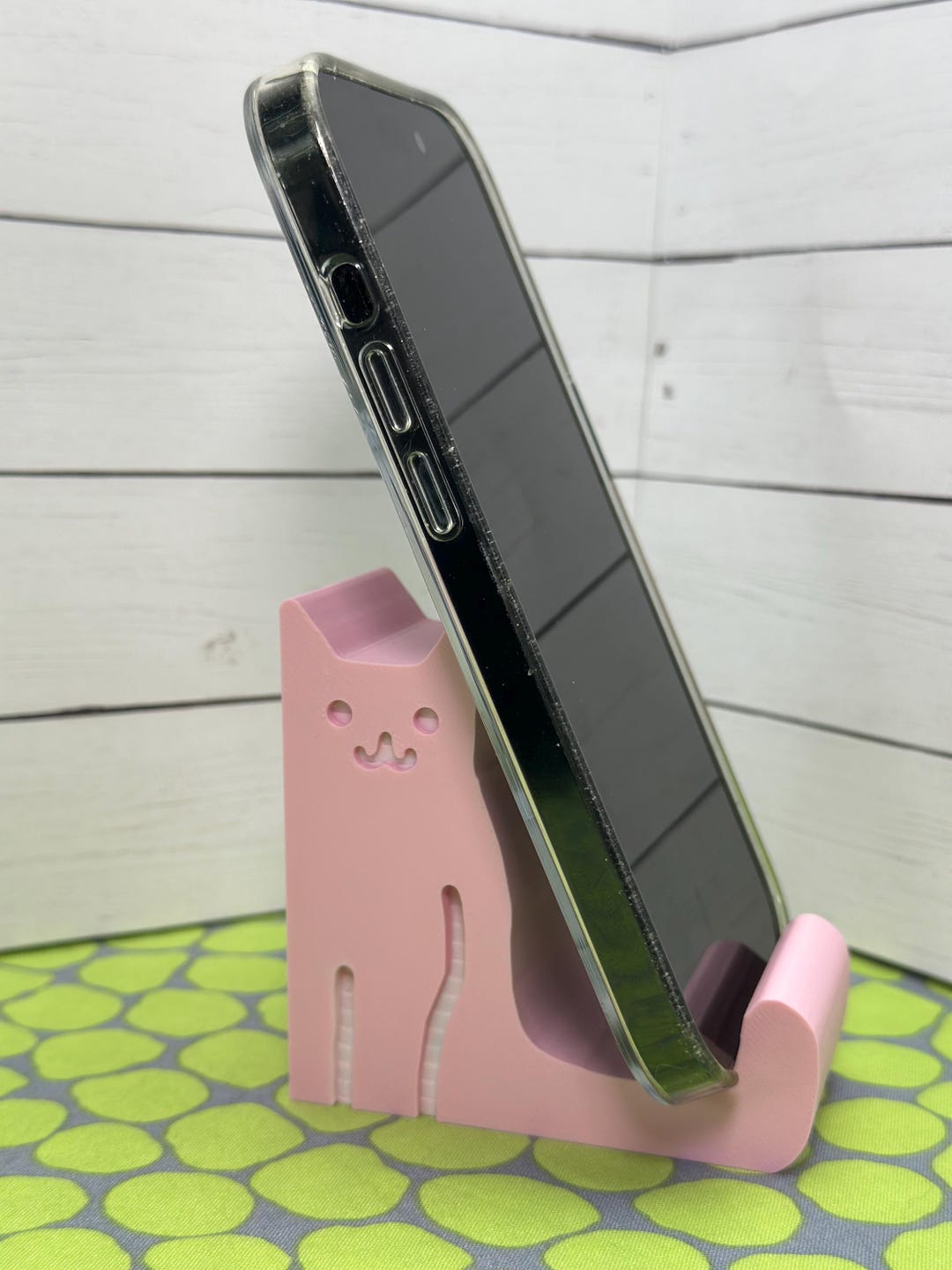 Cat Phone Stand – 3D Printed Smartphone Holder, Cute Desk Accessory ...