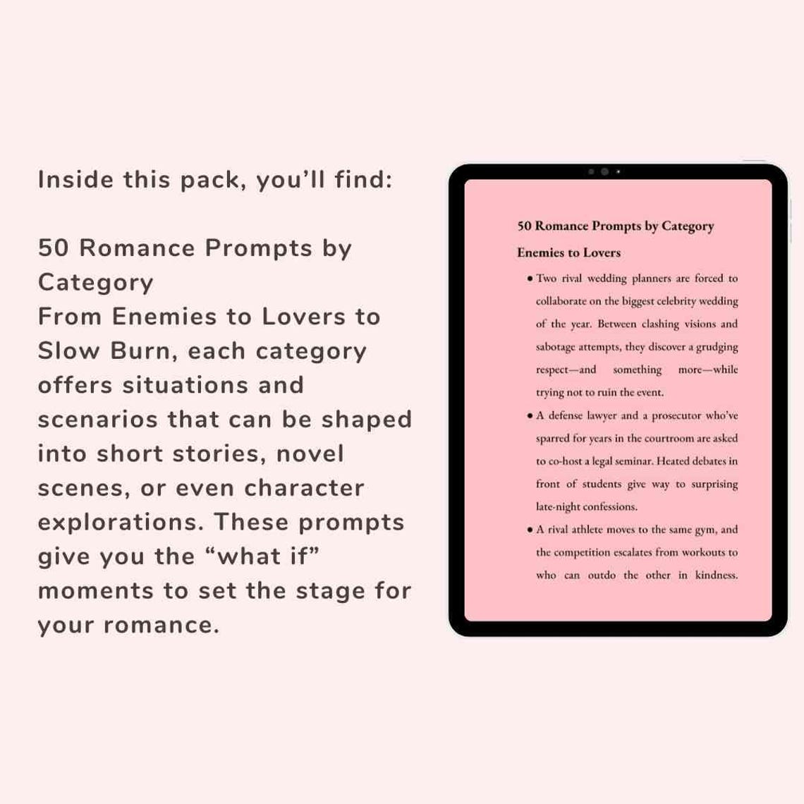 100 Romance Writing Prompts | Love Story Ideas & Scene Inspiration for ...