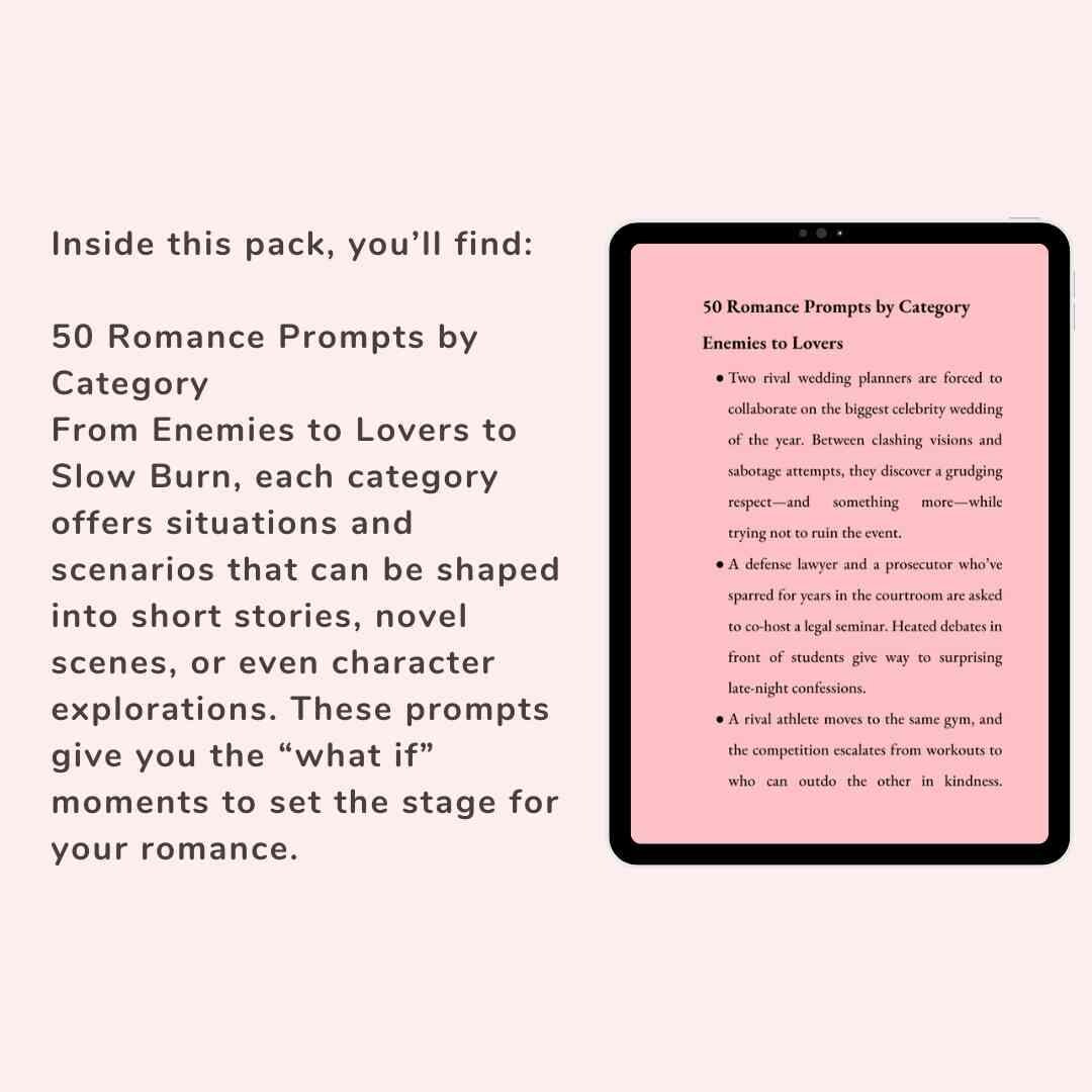 100 Romance Writing Prompts | Love Story Ideas & Scene Inspiration for ...