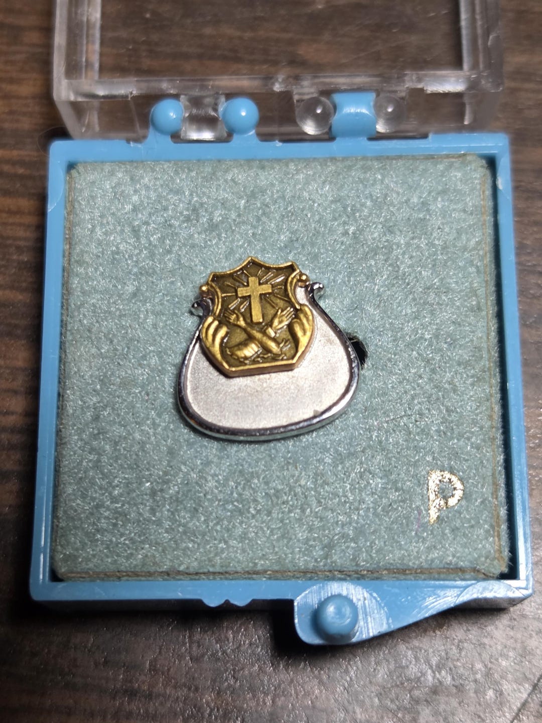 Vintage OC Tanner 10K Gold Religious Lapel Pin in Original Box - Etsy