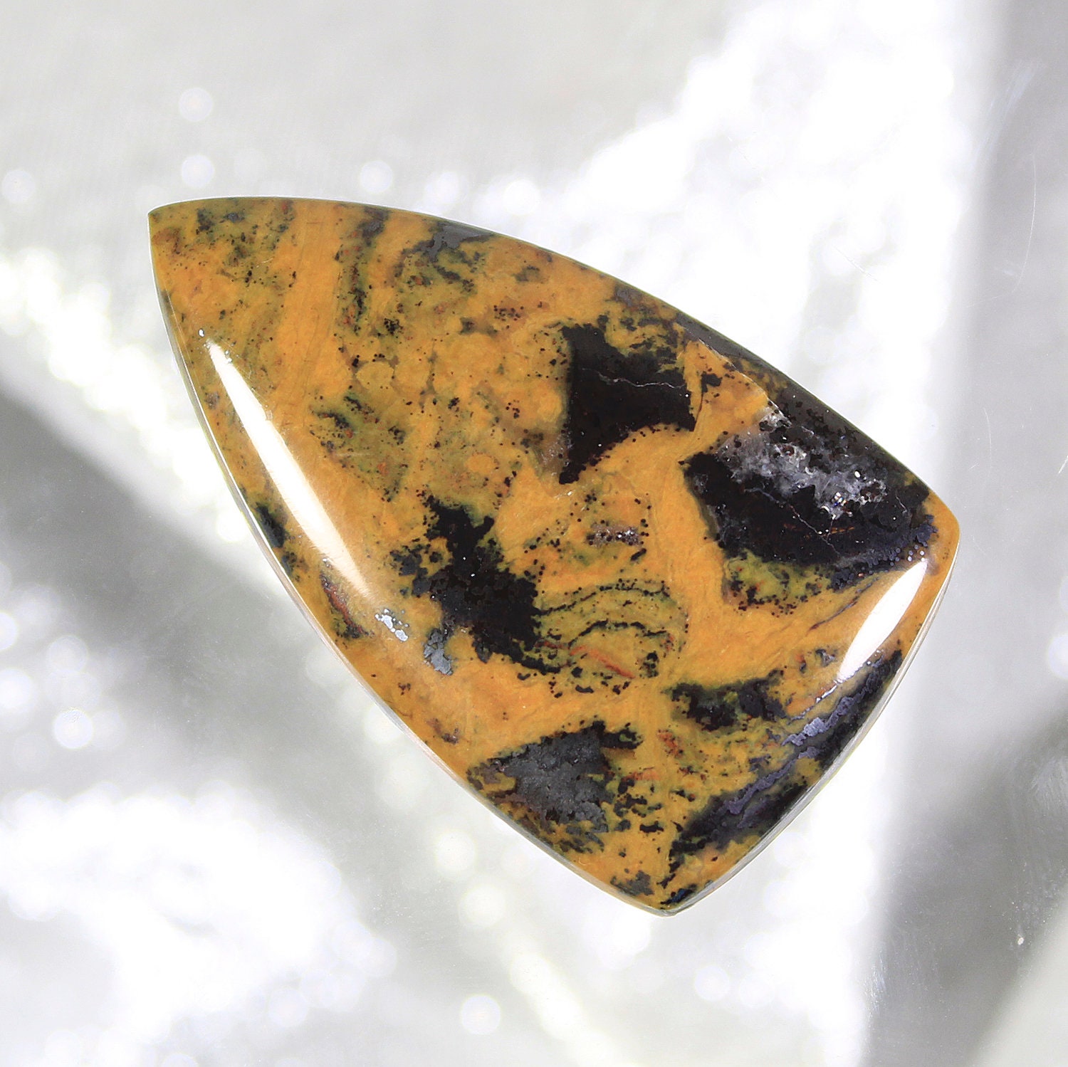 Mexican Tiger Tail Jasper Designer Cut Cabochon