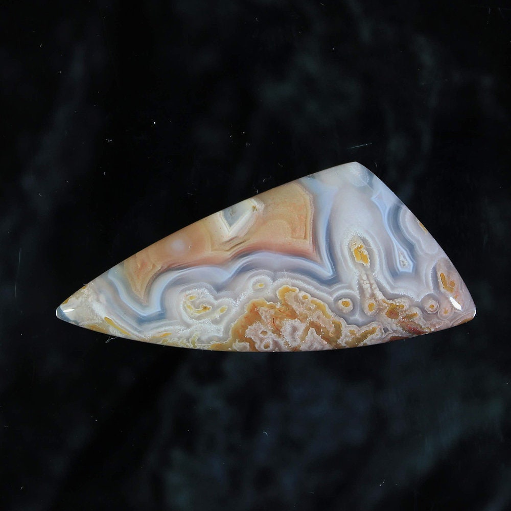Laguna Lace Agate Designer Cut Cabochon, Designer Cabochons