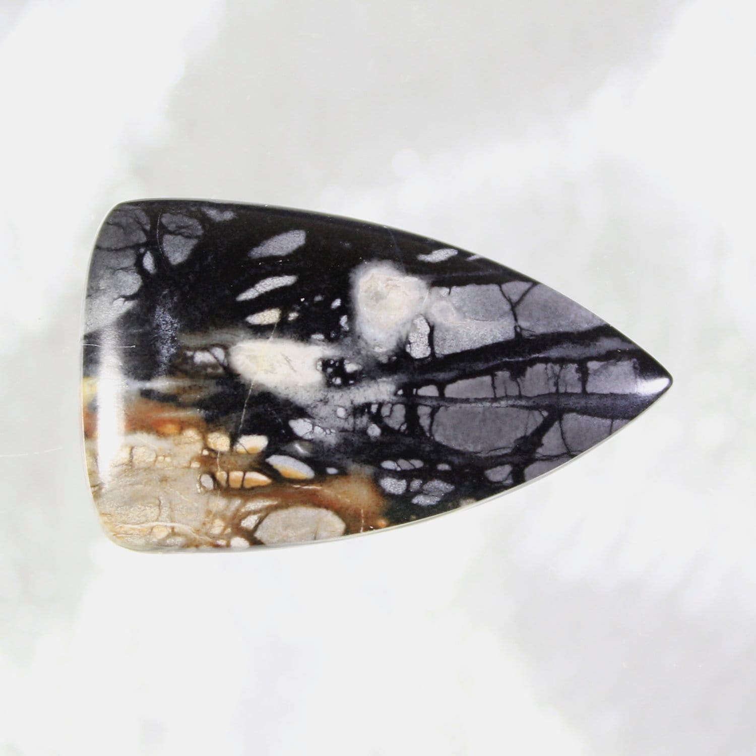 Picasso Jasper Designer Cut Cabochon, Designer Cabochons