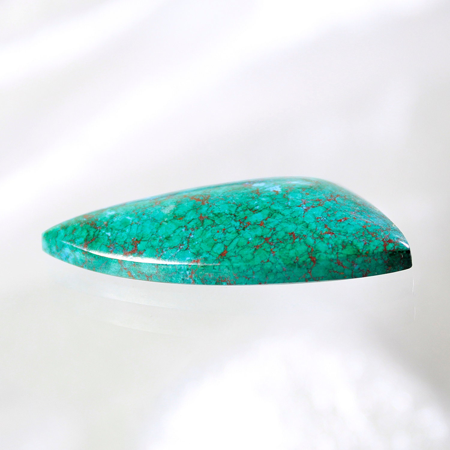 Spiderweb Chrysocolla Designer Cut Cabochon, Designer Cabochons