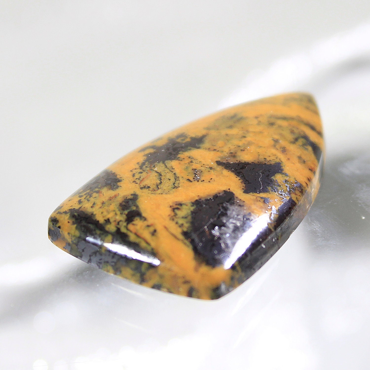 Mexican Tiger Tail Jasper Designer Cut Cabochon