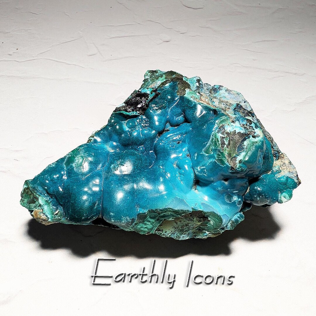 Botryoidal Gem Silica Chrysocolla With Malachite From Democratic ...