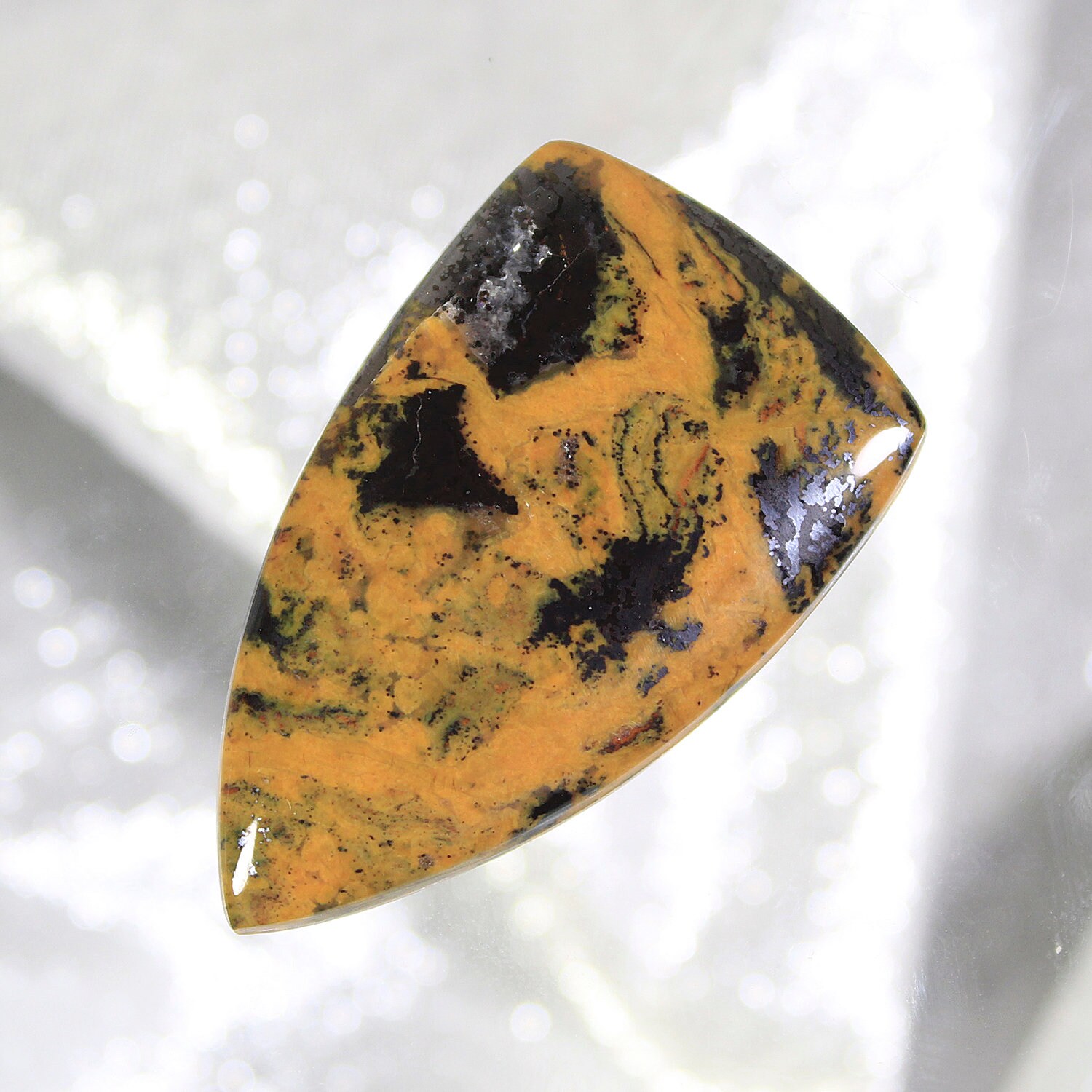 Mexican Tiger Tail Jasper Designer Cut Cabochon