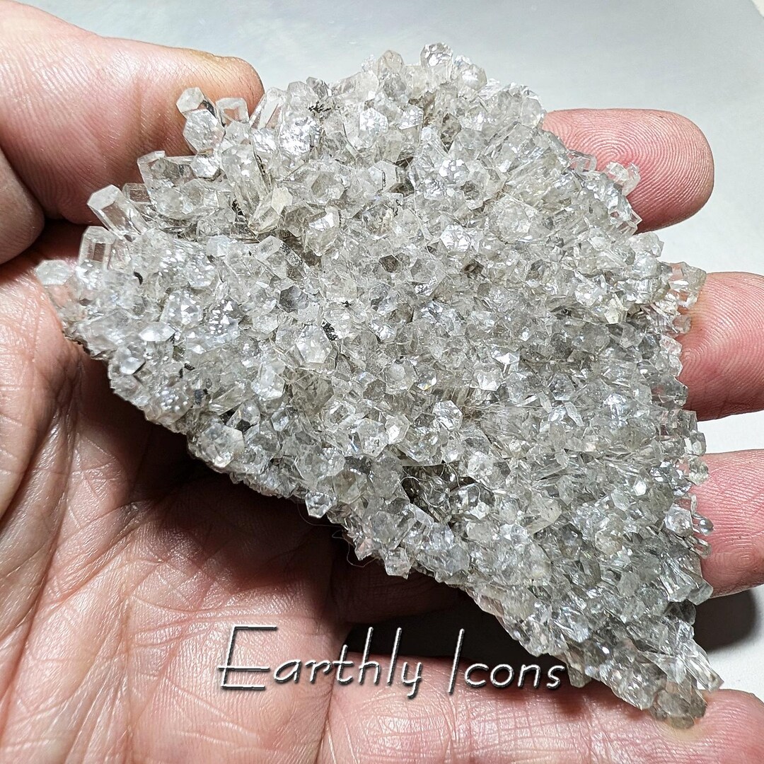 Hexagonal Clear Columnar Calcite Cluster From Fujian Province, China ...