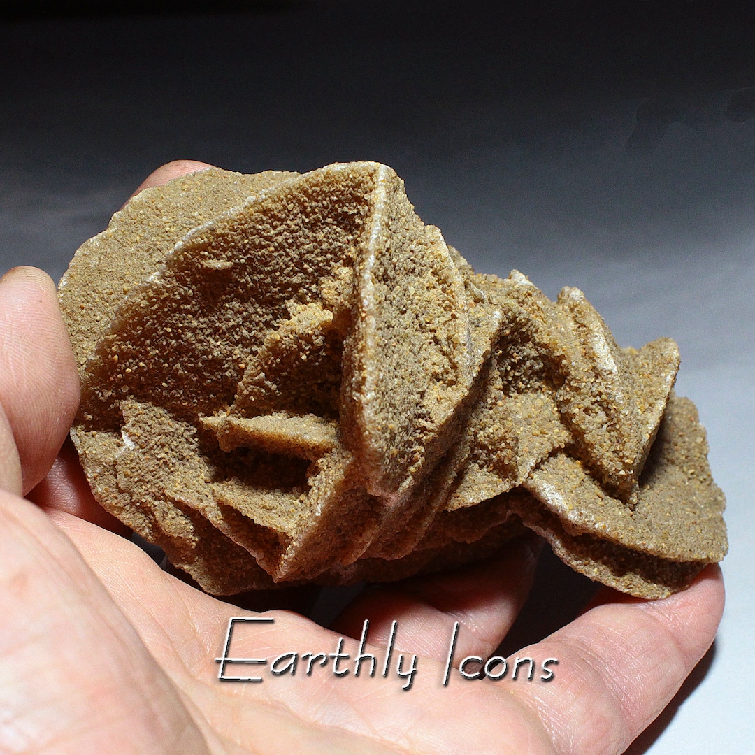 Desert Rose From Namibia; Sand Selenite Cluster; Raw Selenite Crystals ...