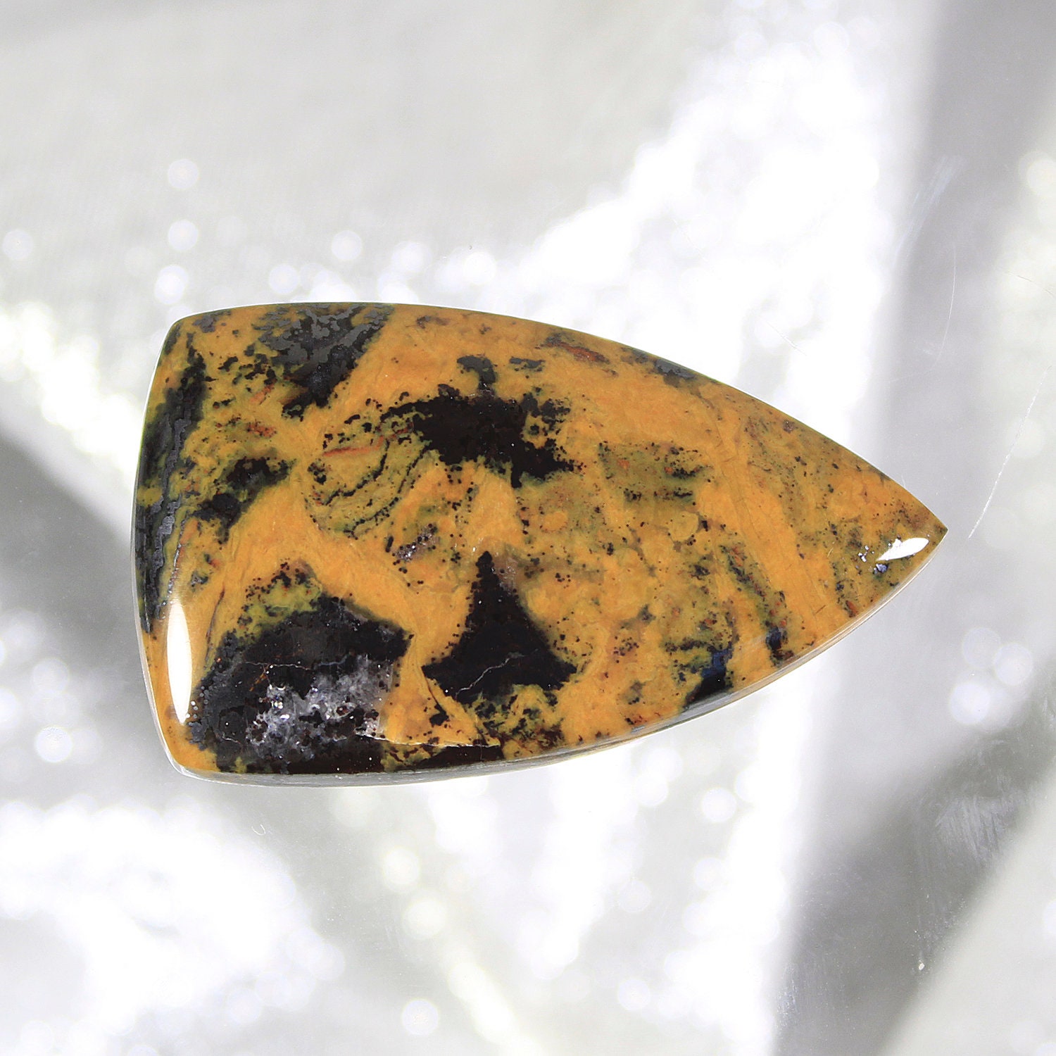 Mexican Tiger Tail Jasper Designer Cut Cabochon