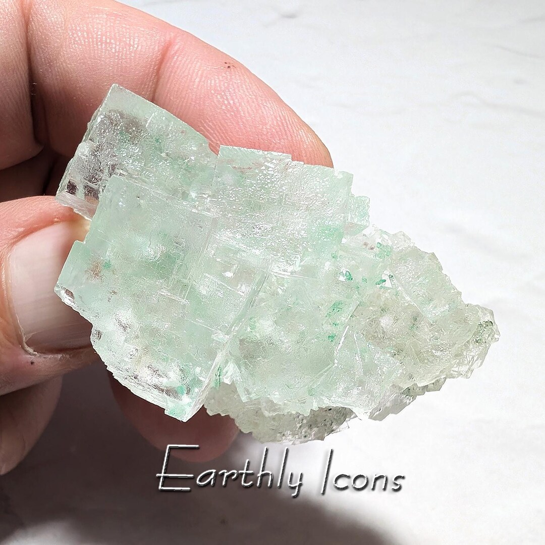 Halite With Atacamite From Rudna Mine, Poland Green Halite Raw Halite ...