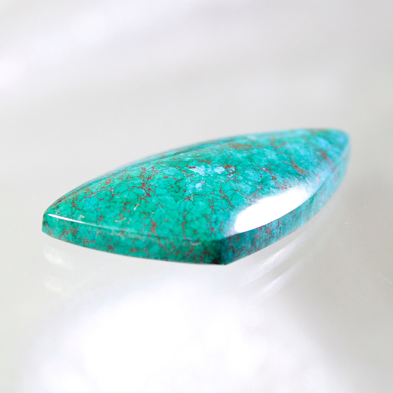 Spiderweb Chrysocolla Designer Cut Cabochon, Designer Cabochons