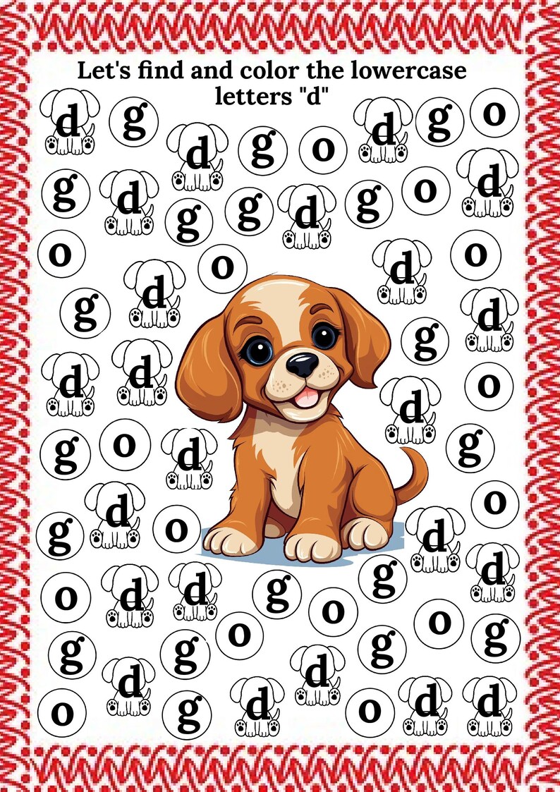 Alphabet Letter Hunt Worksheets A-Z, Lowercase Letter Recognition ...