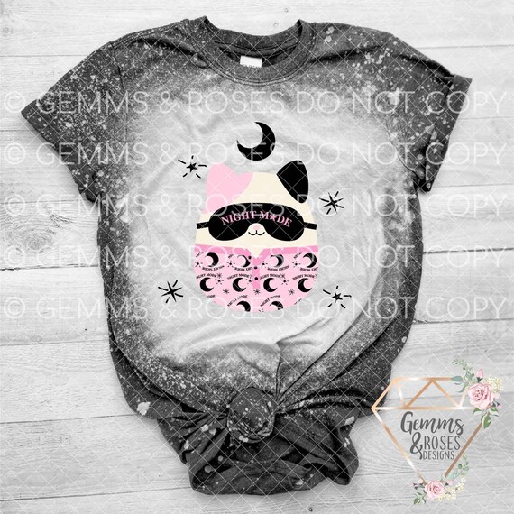 Squish PJ Kat Sublimation DTG PNG Sleep Seamless Katsla | Etsy