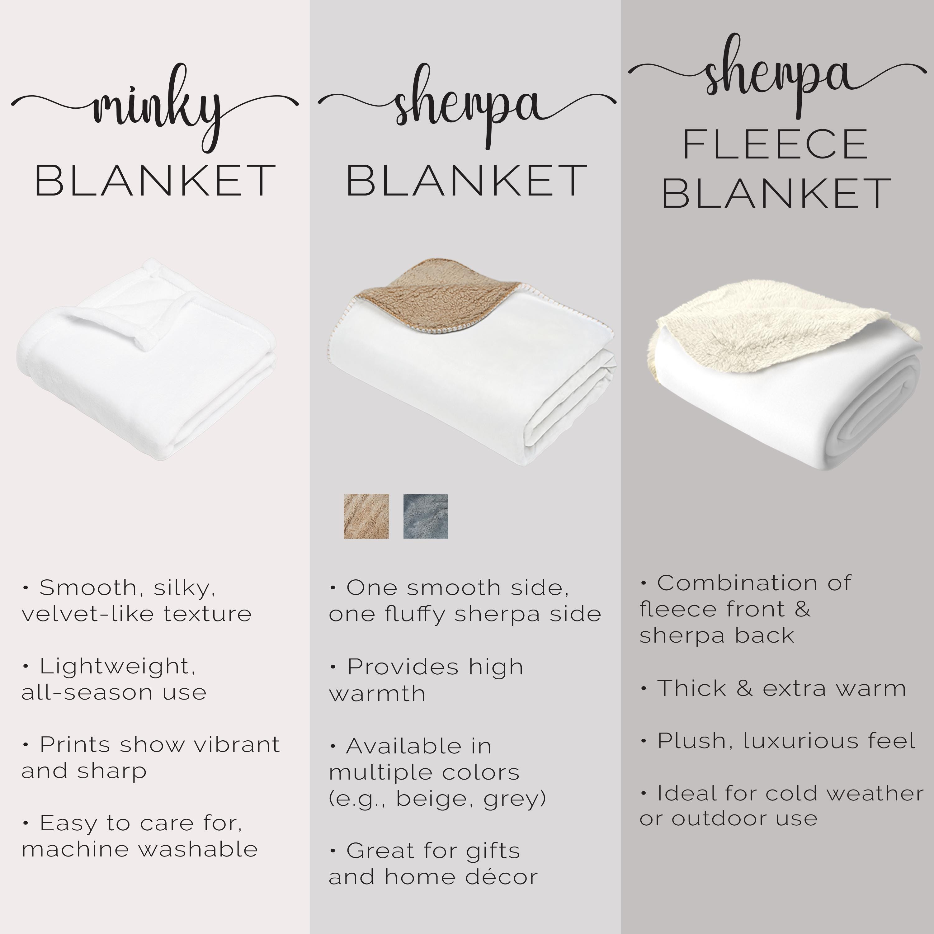 Name Blanket for Kids : Italian Icons Theme - Soft Minky, Sherpa ...