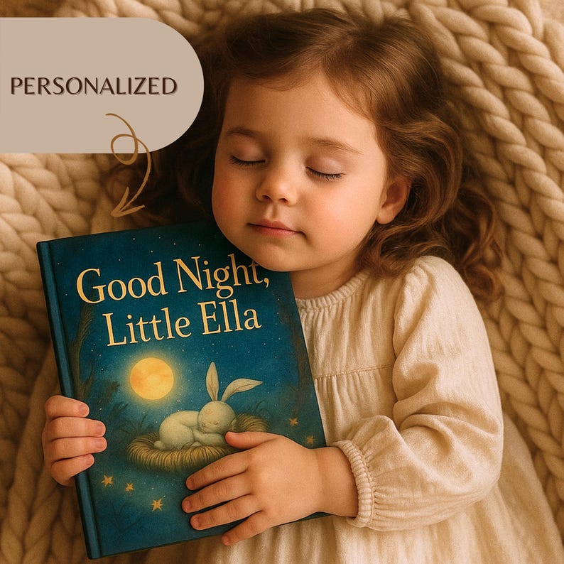 Personalized Bedtime Storybook for Kids, Custom Good Night Book With ...