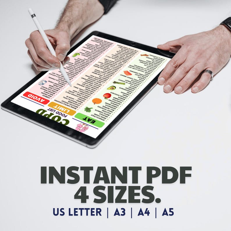 COPD Diet Food List, Diet Sheet for Chronic Obstructive Pulmonary ...