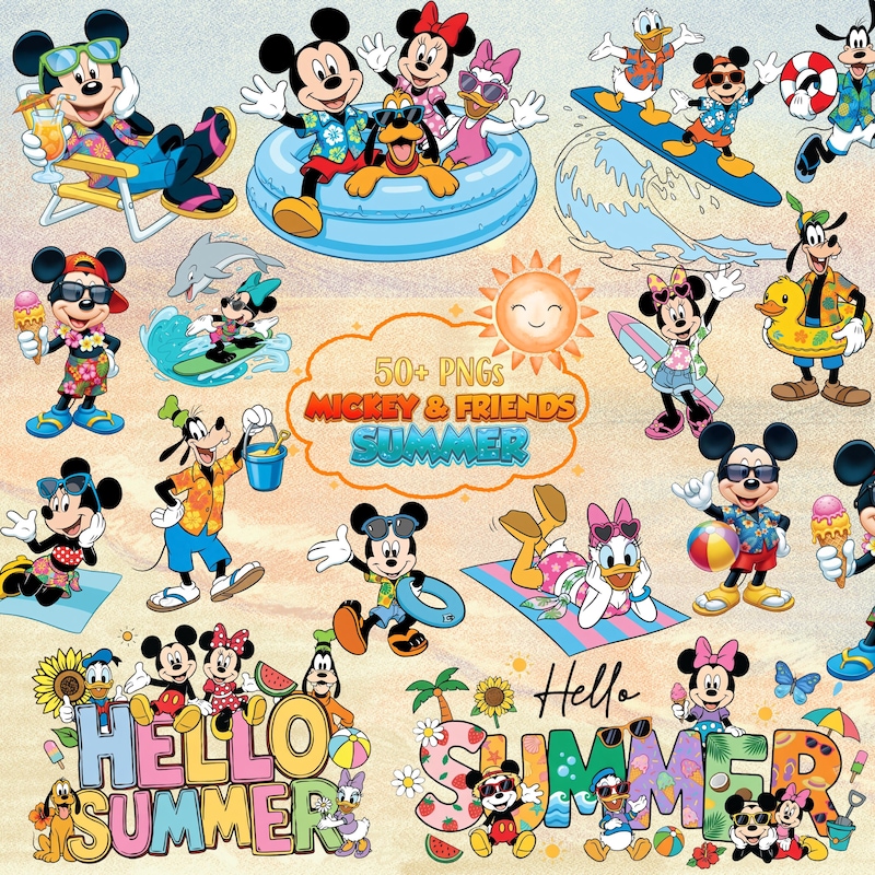 Mickey Mouse Beach Shirts - Etsy