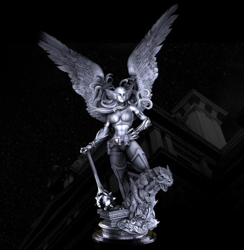 Impresión 3D de mujer halcón - Etsy México