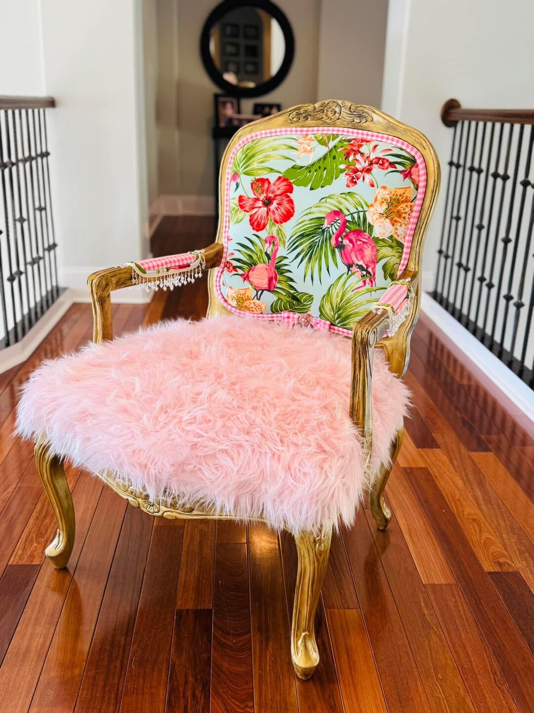 Flamingo Chair, Whimsical Pink Chair, Tropical Throne to Paradise - Etsy