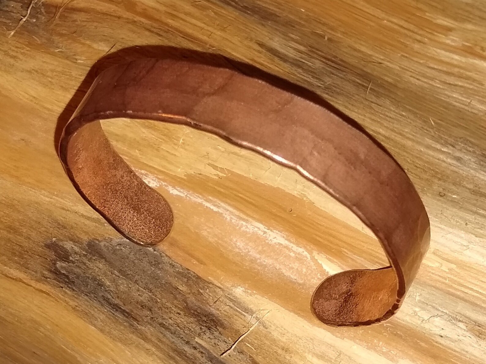 Rustic Copper Cuff Bracelet 1/2 Wide Hand Forged 08 - Etsy