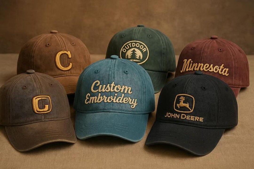 Custom Embroidered Hat, Personalized Baseball Cap, Custom Logo Dad Hat ...