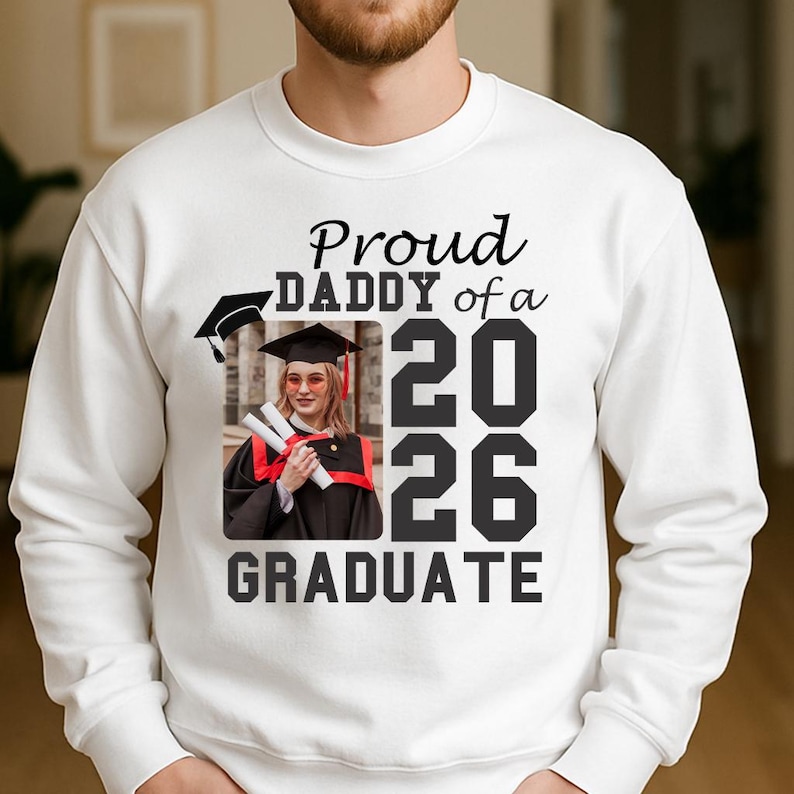 Proud Mama of a 2026 Graduate Shirt, Personalized Graduation Daddy ...