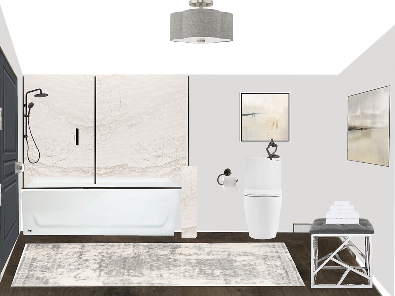 Interior Design, Home Decorating Service - Custom Design Concept Board ...