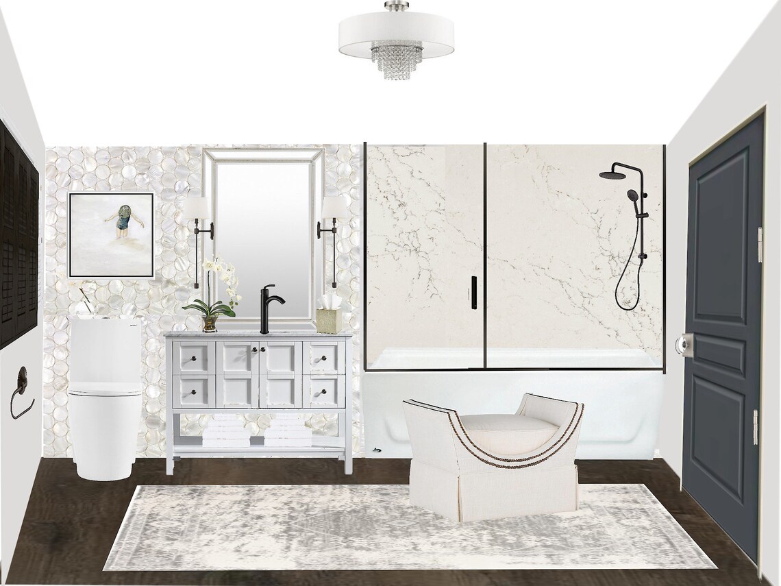 Interior Design, Home Decorating Service - Custom Design Concept Board ...