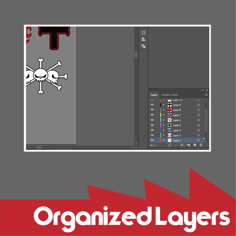 Yonko Pirates Logo Vector Bundle - One Piece Anime Emblem (digital ...